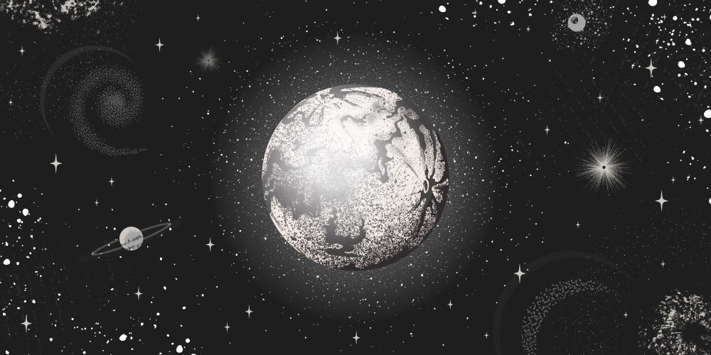 Astrology background Royalty Free Vector Image