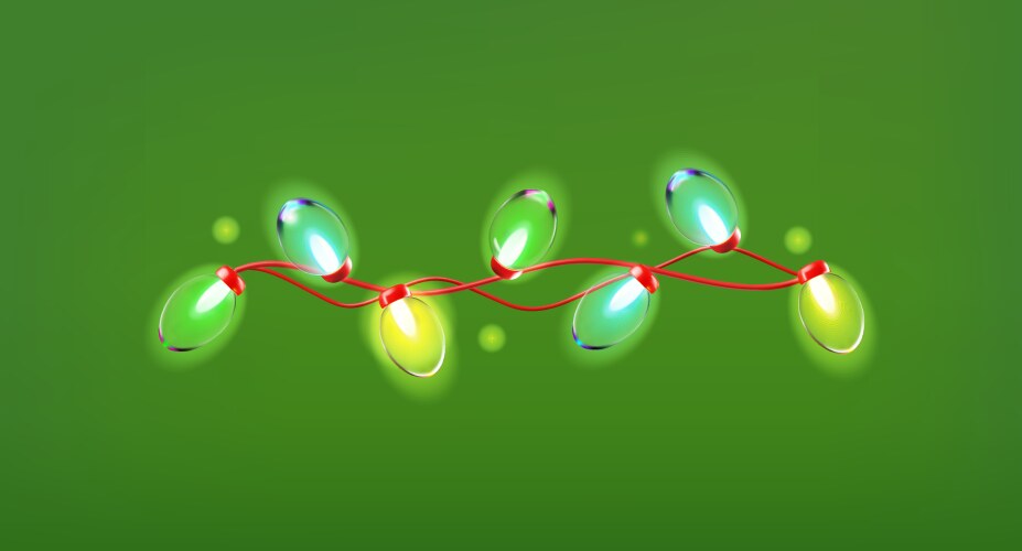 String of Christmas Lights Cartoon Vector Images (over 1,100)