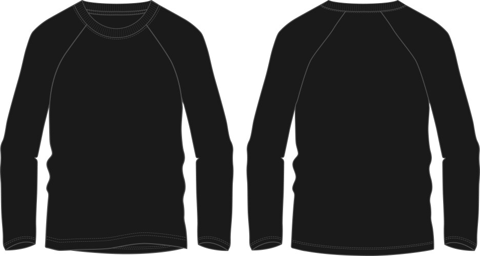 T-Shirt Template Front and Back Vector Images (over 15,000)