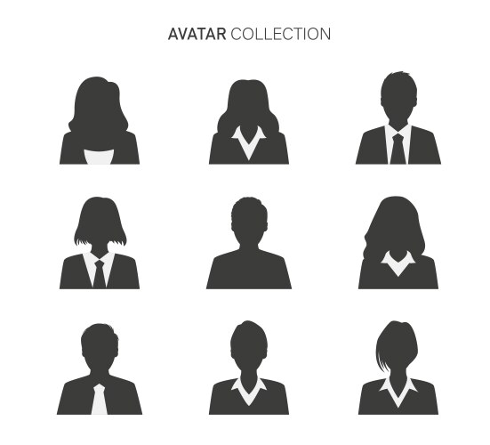 Team avatar icon employee worker profile leader Vector Image