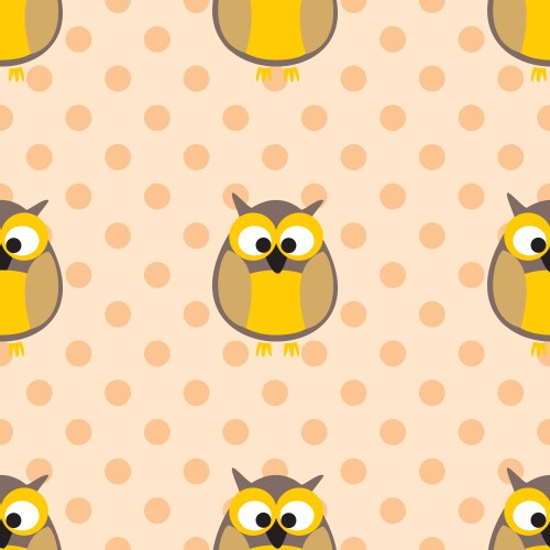 Funny owls Royalty Free Vector Image - VectorStock