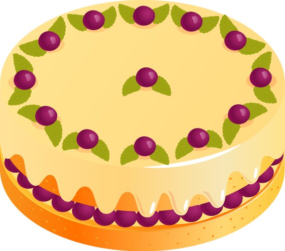 Cake Royalty Free Vector Image - VectorStock