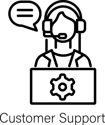 Ai support Royalty Free Vector Image - VectorStock