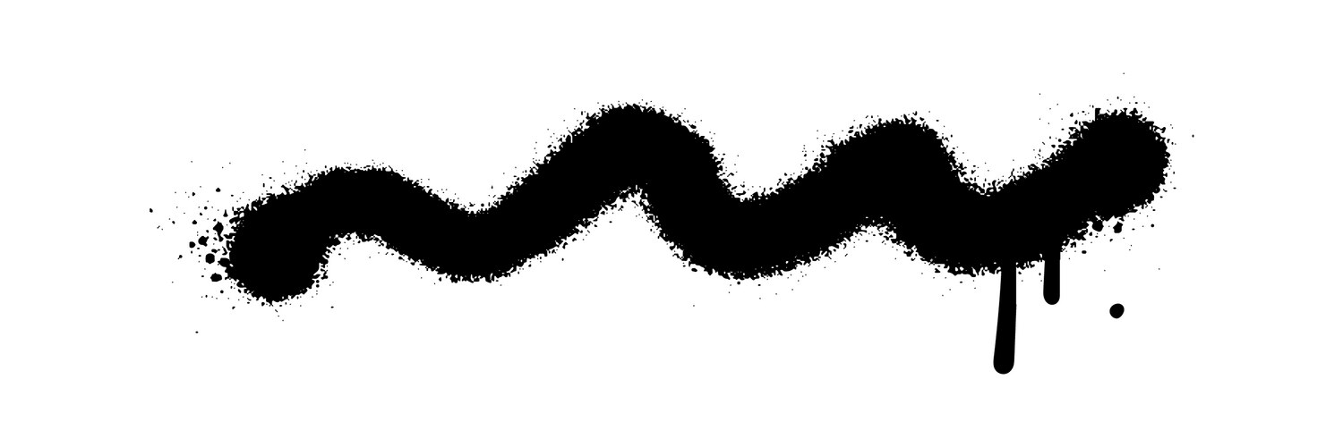 Scribble line graffiti doodle stroke sprayed Vector Image