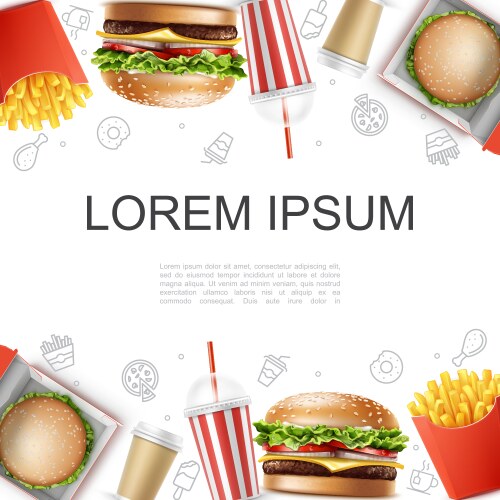 Fast Food Background Vector Images (over 110,000)