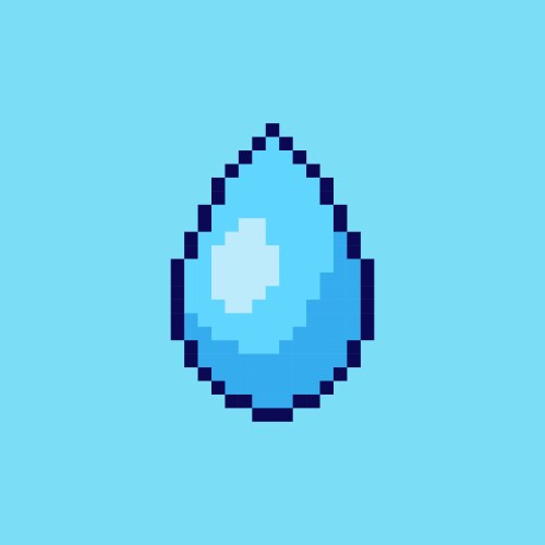 Water Drop Pixel Vector Images (over 930)