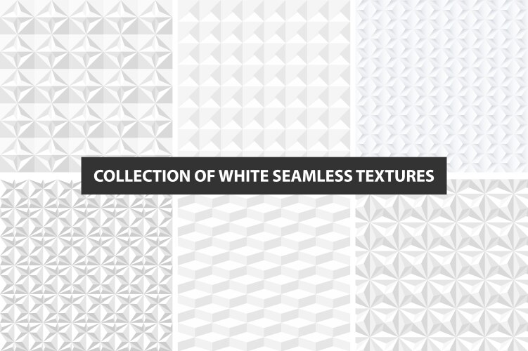 Seamless white pattern Royalty Free Vector Image