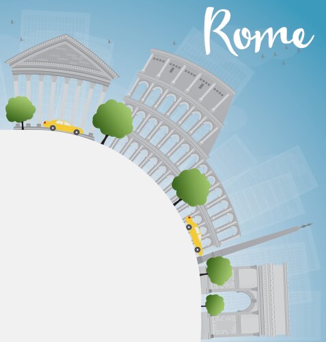 Skyline Ancient Rome Vector Images (over 200)
