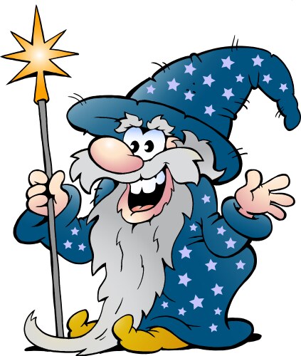 Cartoon happy dwarf Royalty Free Vector Image - VectorStock