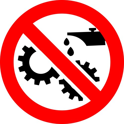 No shout prohibition sign sticker Royalty Free Vector Image