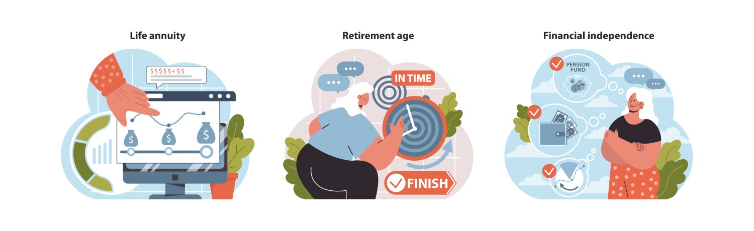 Retirement Goals Vector Images (over 640)