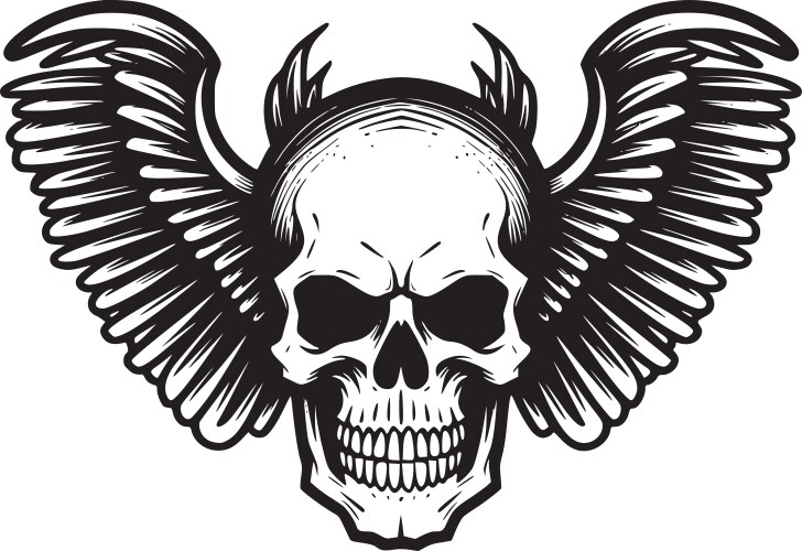 Flying Skull Vector Images (over 4,500)