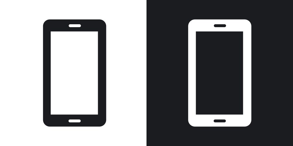 Phone cable icon set on white background Vector Image