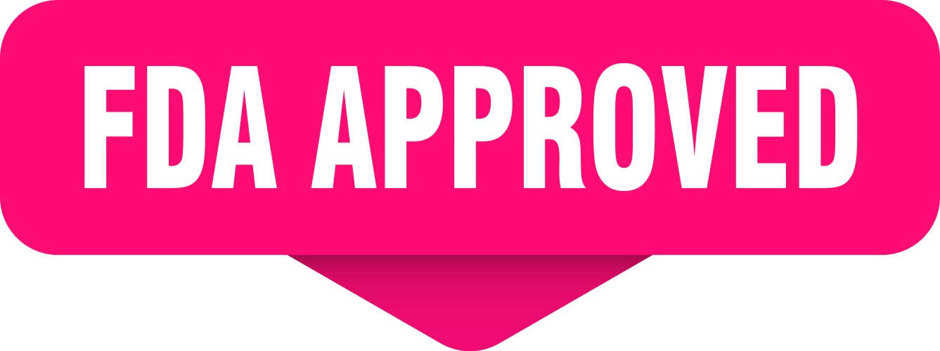 Approved sticker approved sign on transparent Vector Image