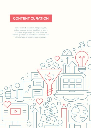 Content Curation Vector Images (over 230)