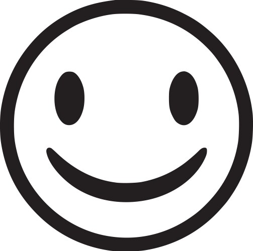 Smiley face - high quality logo ideal Royalty Free Vector