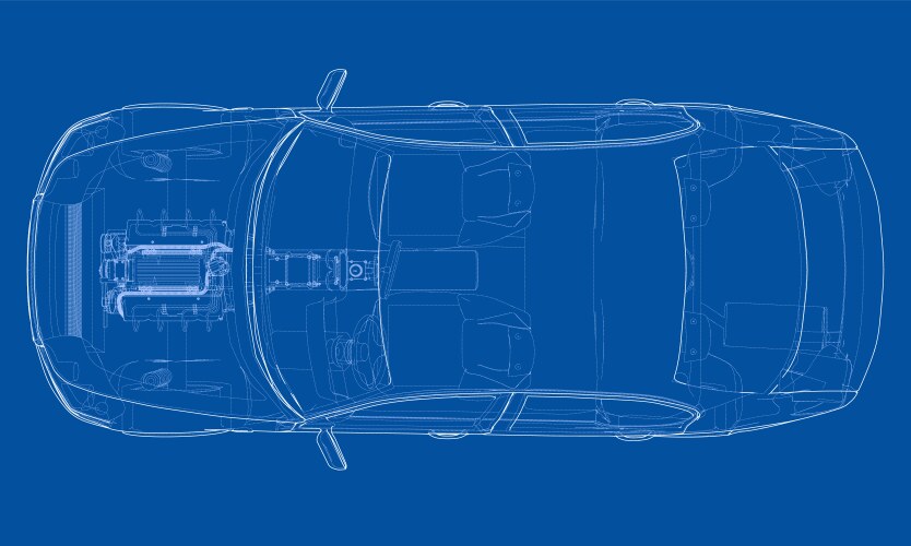 Car Blueprint Vehicle Vector Images (over 3,400)
