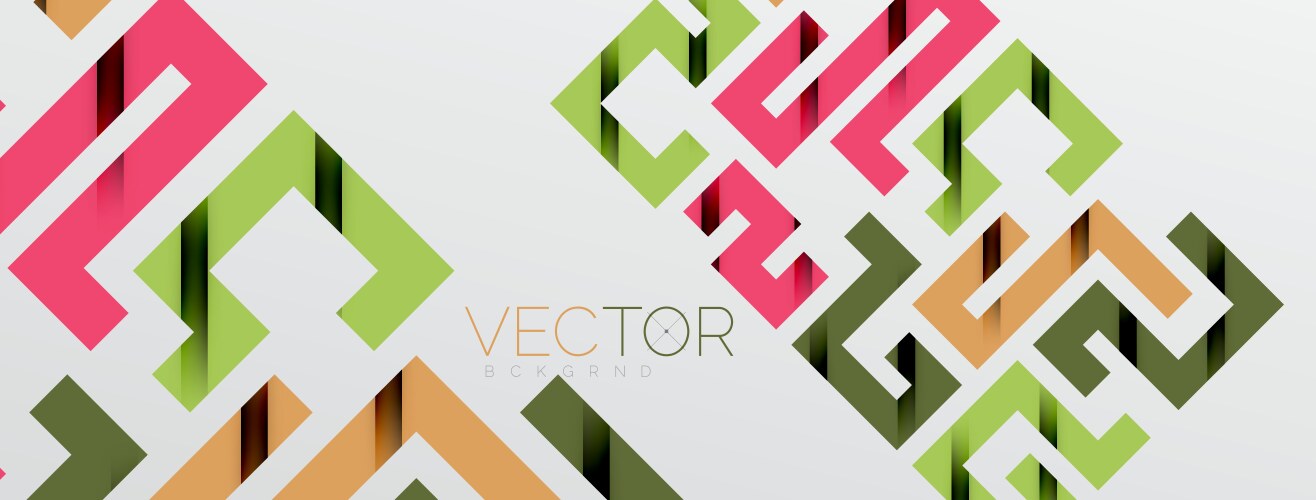 Color bend lines with shadow texture effect Vector Image