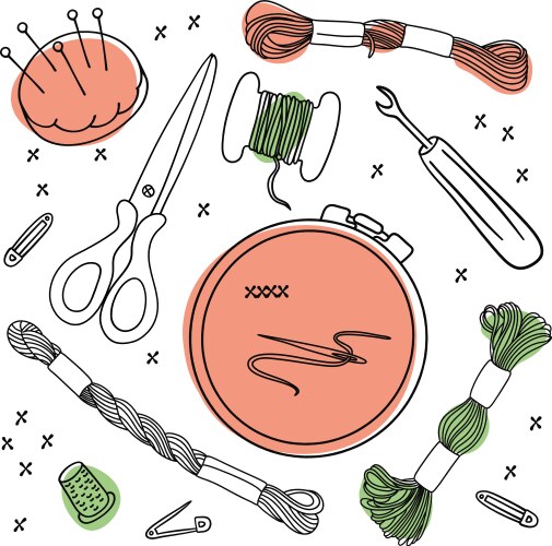 Cross Stitch Vector Images (over 7,500)