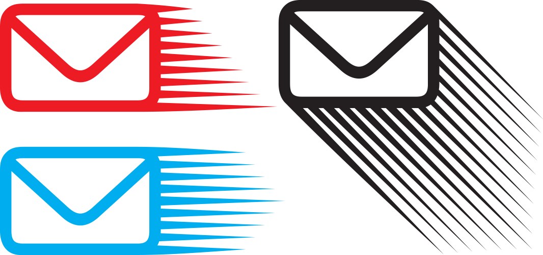 Mail notification icon Royalty Free Vector Image