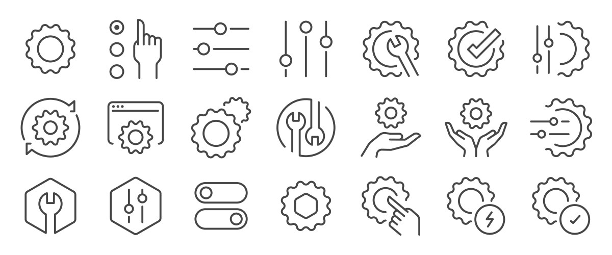 Cog Settings Icon Vector Images (over 47,000)