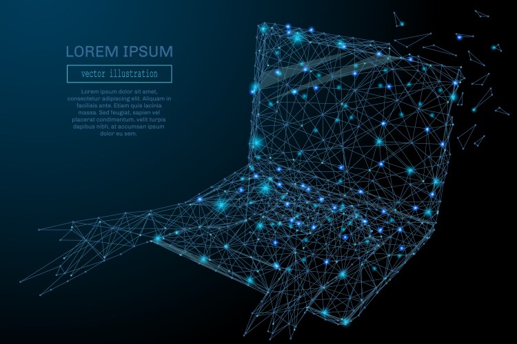 Laptop Wireframe Vector Images (over 2,500)