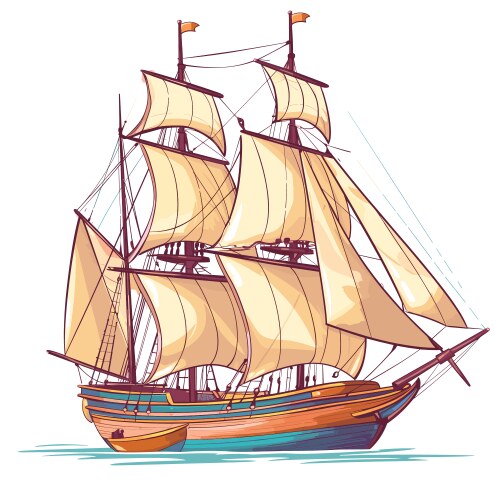 Tall Ship Vector Images (over 900)