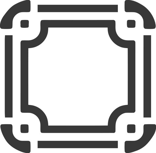 rounded edge square outline