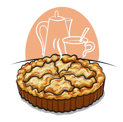 Sweet pie Royalty Free Vector Image - VectorStock