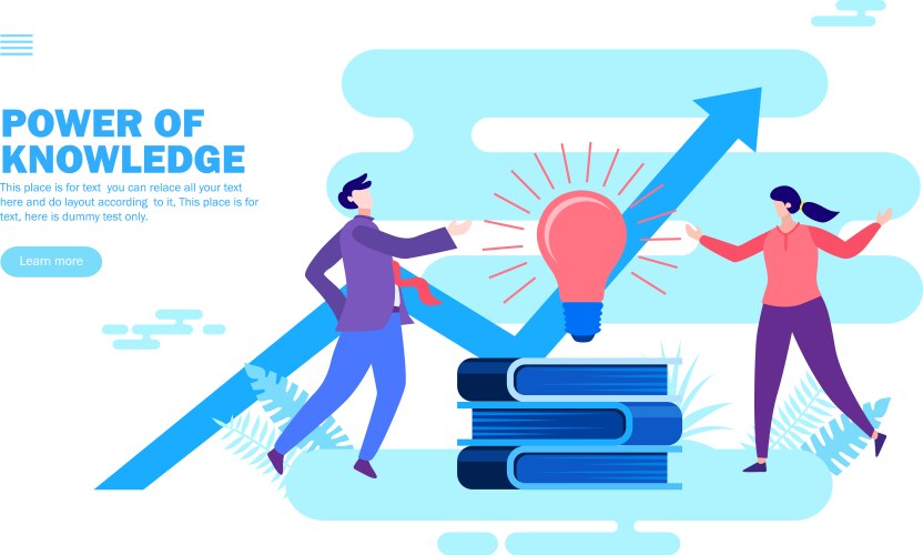 Man running on coins growth concept Royalty Free Vector