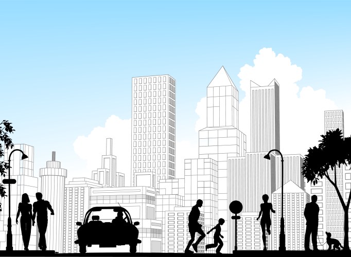 City Street Vector Images (over 230,000)