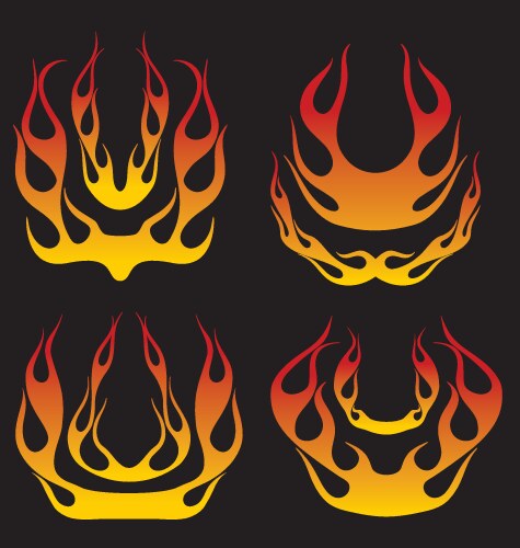 Stylized Flames Vector Images (over 1,700)