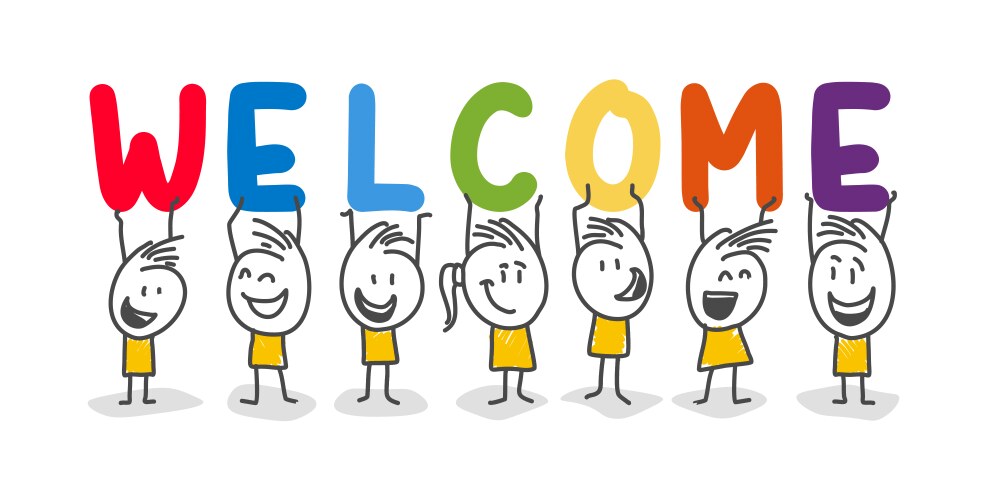 Welcome aboard poster template Royalty Free Vector Image