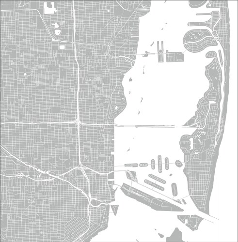 Miami Map Vector Images (over 610)