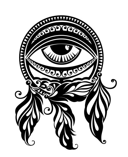 Tattoo eye Royalty Free Vector Image - VectorStock