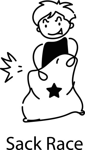 Sack Race Logo