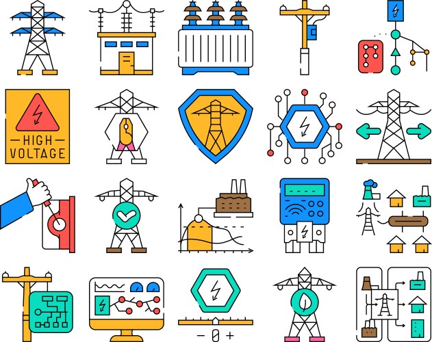 Power Grid Vector Images (over 14,000)