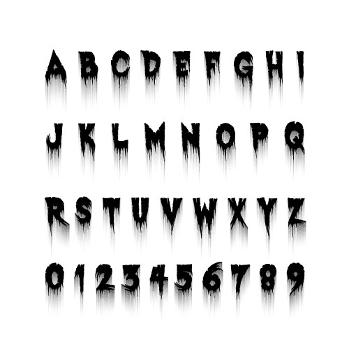 Halloween Font Vector Images (over 15,000)