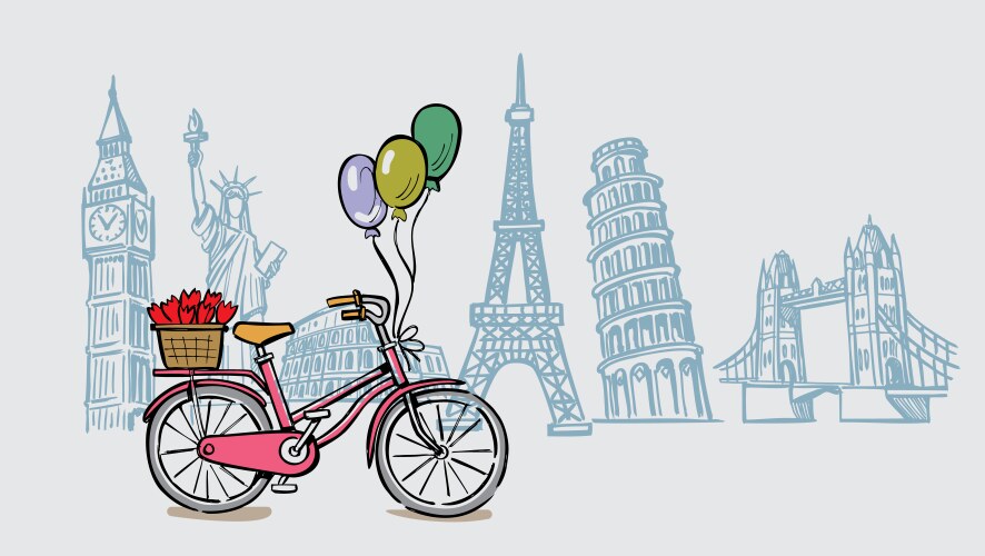 Travel Wishes Vector Images (over 1,700)