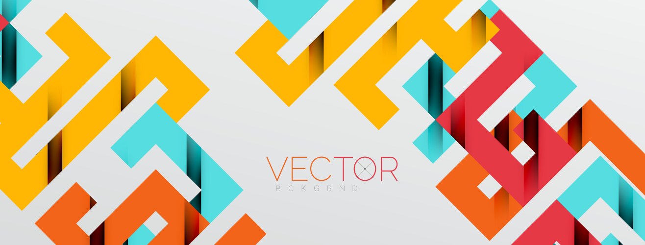 Color bend lines with shadow texture effect Vector Image