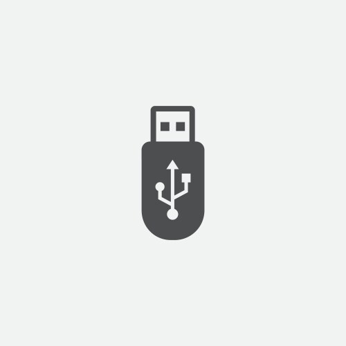 Pendrive hand drawn outline doodle icon Royalty Free Vector