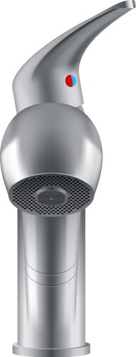 Stainless steel faucet Royalty Free Vector Image