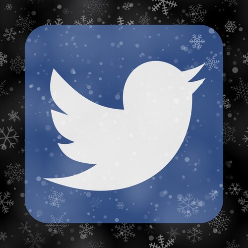 Black Twitter Icon Transparent Background