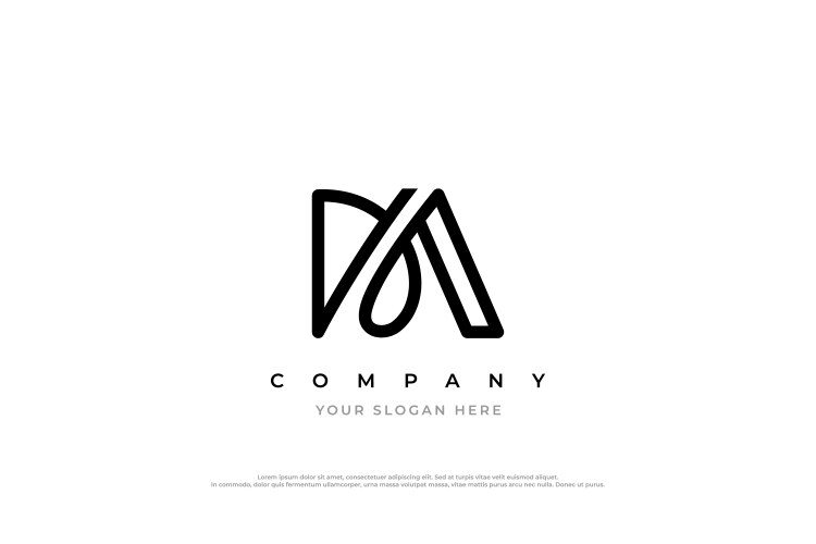 Da logo Vector Images & Graphics for Commercial Use | VectorStock