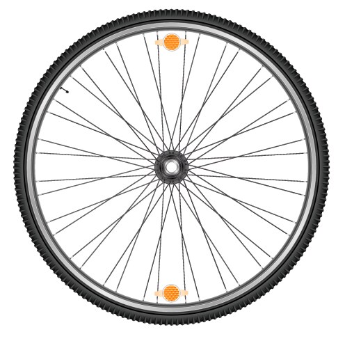 Detailed Bicycle Wheel Royalty Free Vector Image