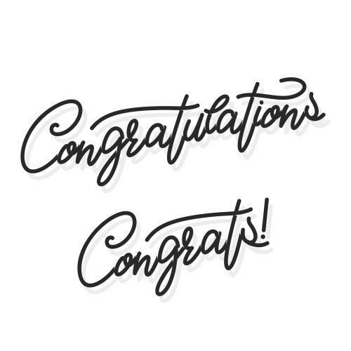 Black Congratulations Vector Images (over 130,000)