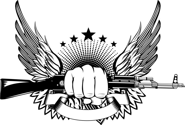 Ak 47 Vector Images & Graphics for Commercial Use | VectorStock