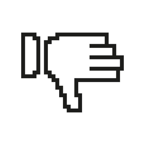 Refresh arrows icon in pixel art pixelated Vector Image