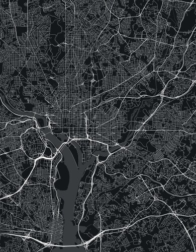 Washington Dc Map Vector Images (over 850)