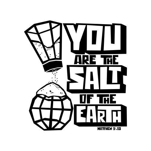 Salt and light Royalty Free Vector Image - VectorStock